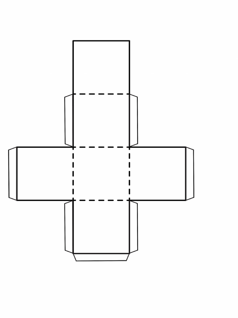Cube Shape Net Worksheet | PDF