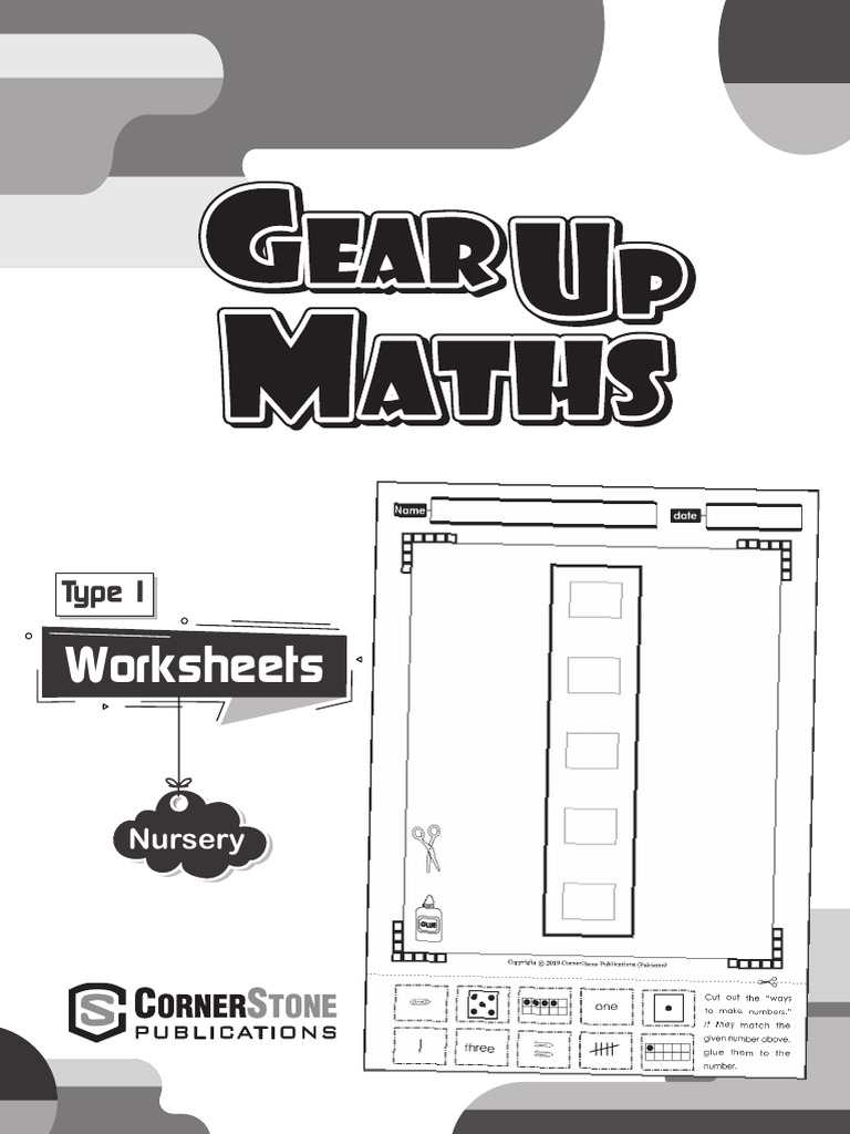 Gear Up Maths Nursery Type 1 | PDF