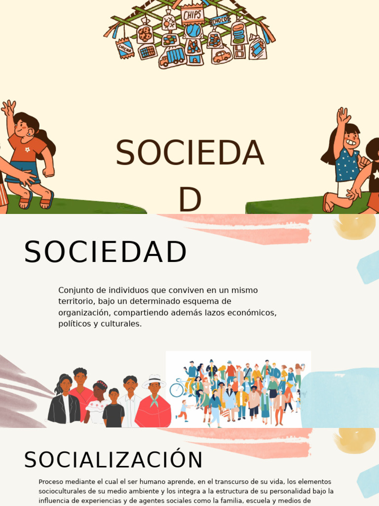 Sociedad, movilidad social, socializacion, cambio social y ...