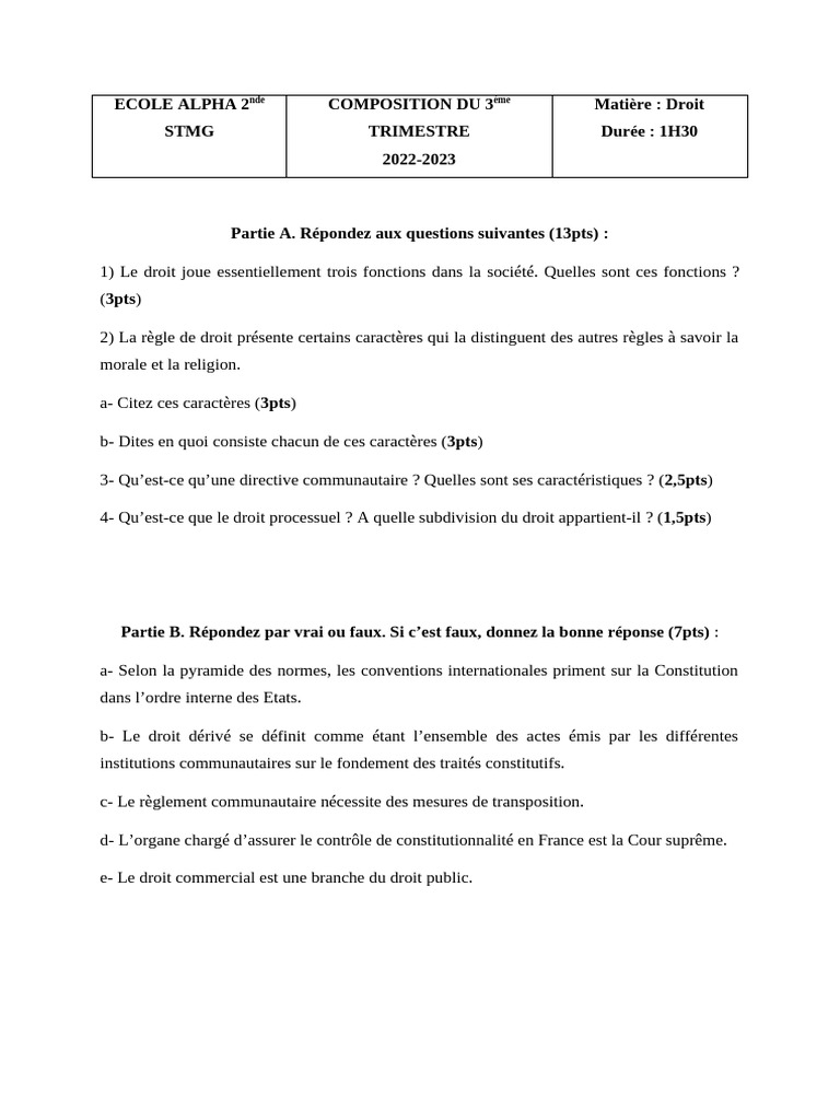 Compo Seconde | PDF