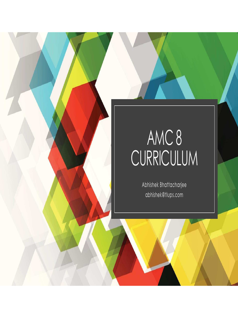 AMC 8 Courseware | PDF