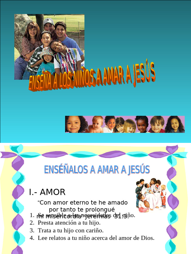 Enseñalos A Amar A Jesus-001 | PDF