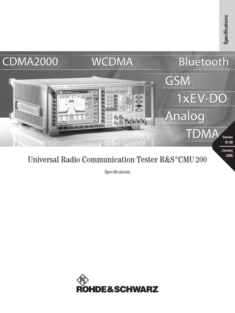 CMU200 | PDF