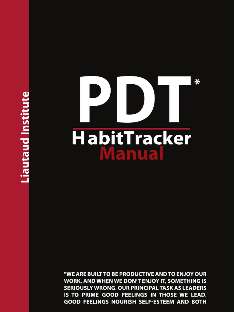 PDT_Habits_Manual | PDF