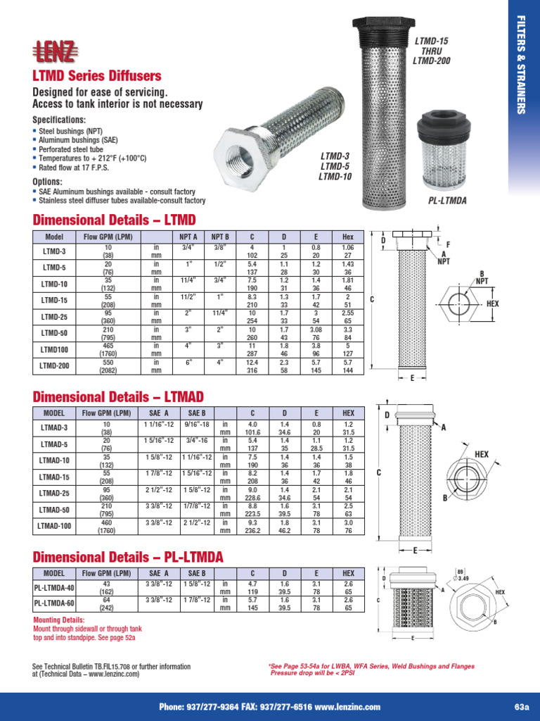 LTMD Difusores o Colectores Lenz | PDF