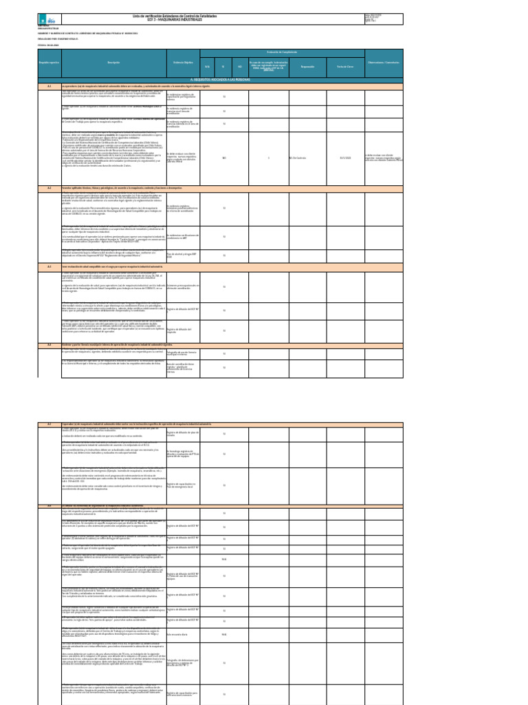 Planilla General ECF | PDF
