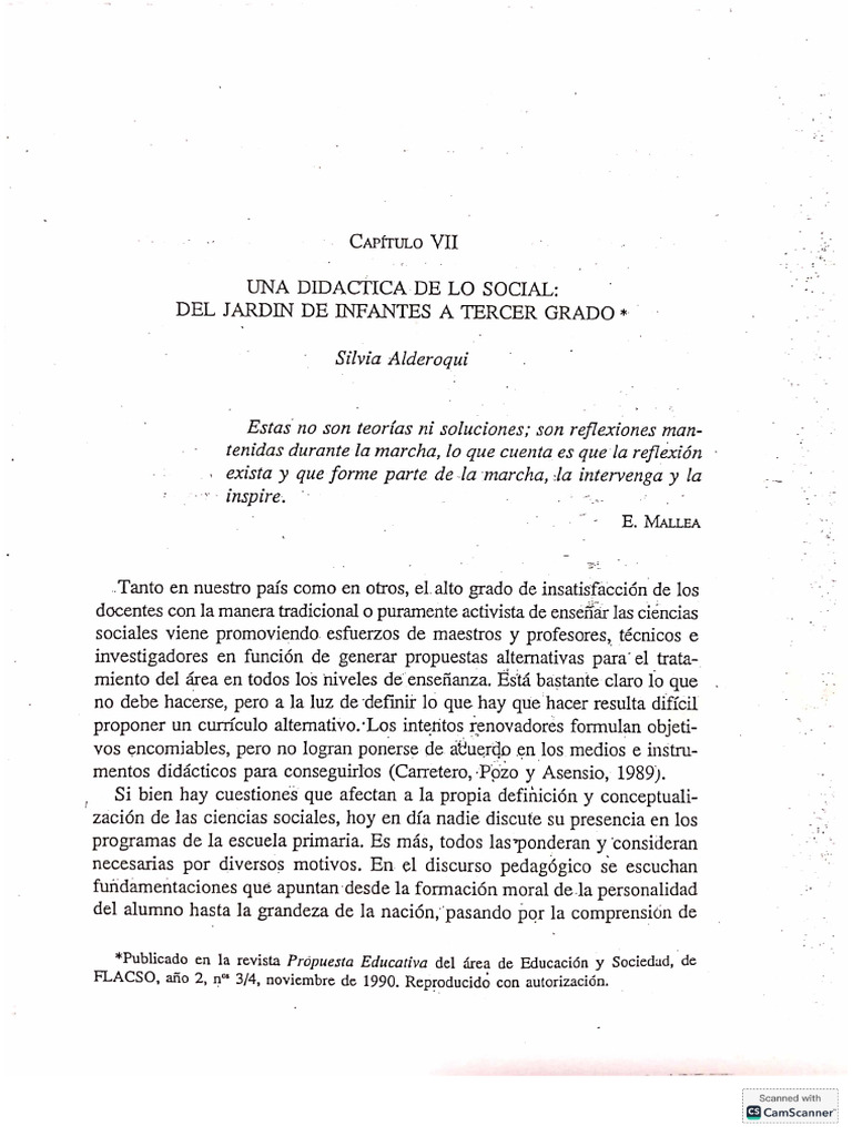 Una Didáctica de Lo Social. | PDF