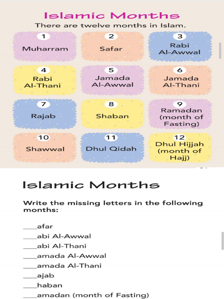 Hijri Month | PDF