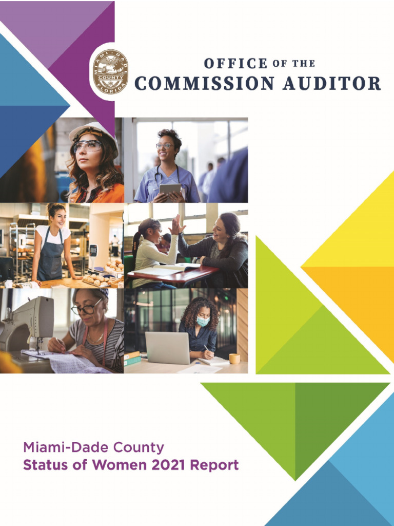 Women in Miami Dade Report 2021 | PDF | Workforce | Unemployment