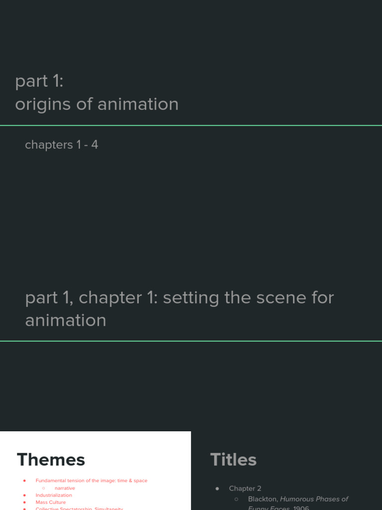 Origins of Animation | PDF