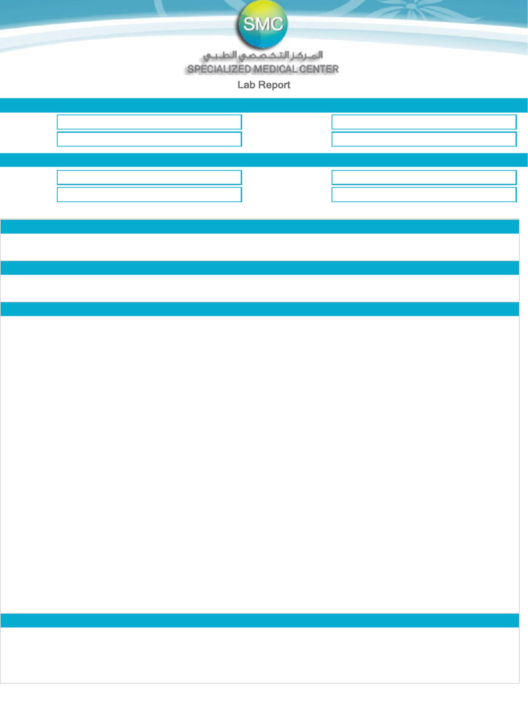 Lab Report: Dr. Mai Abdelaal Saturday, May 04,2024 CBC With Automated ...