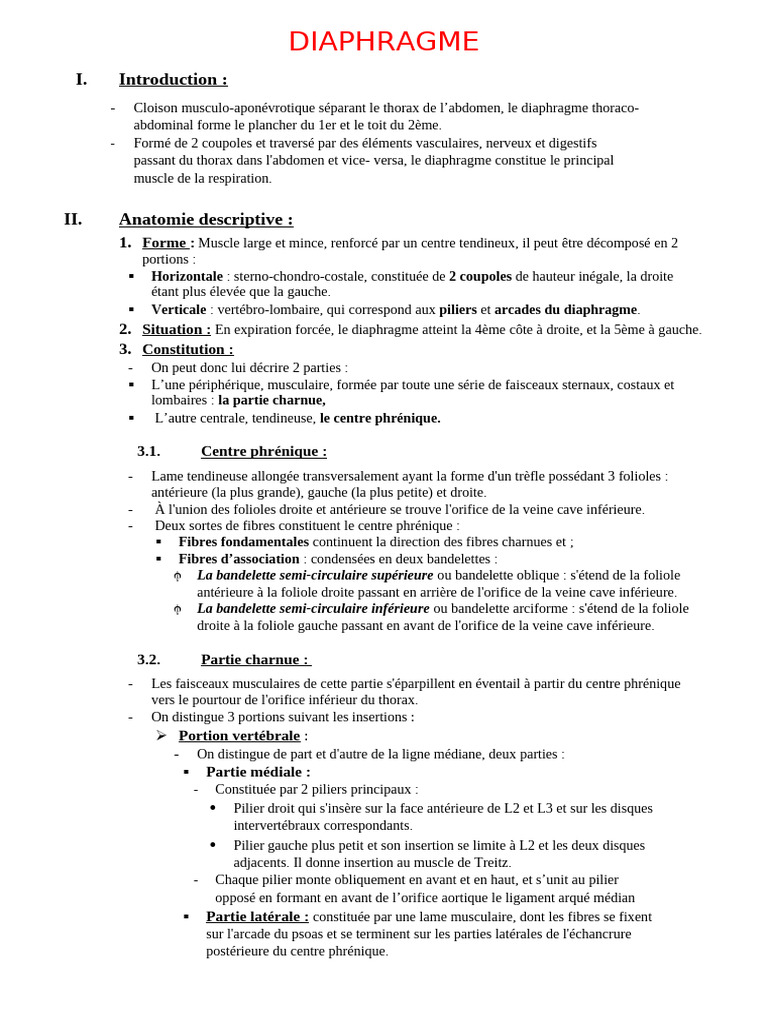 Diaphragme by Me | PDF