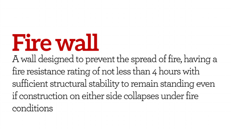 RA 9514 Fire Wall | PDF
