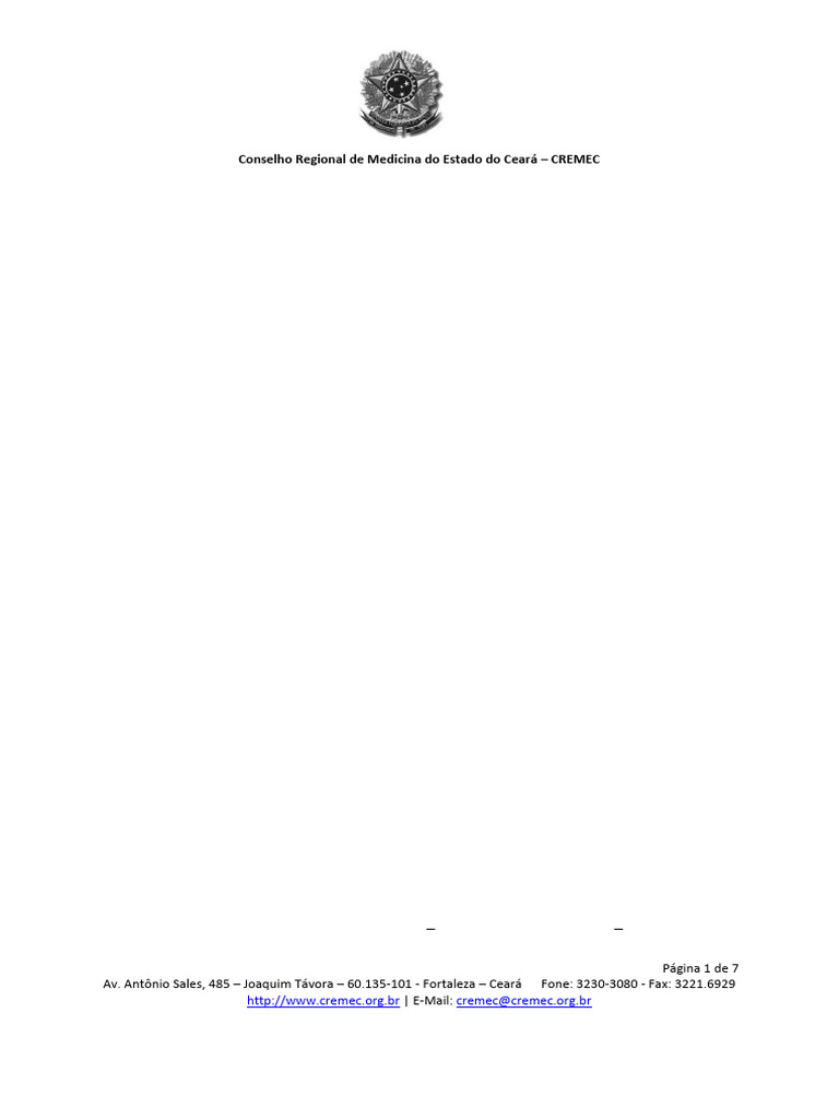 CFM Sobre Repouso e Intervalo | PDF | Remédio | Bem-estar