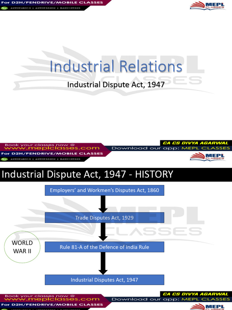 Industrial Dispute . | PDF