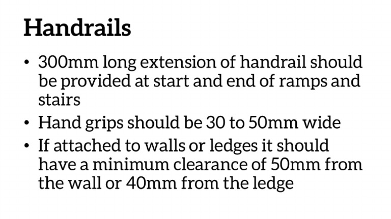 BP 344 Handrails Provision | PDF
