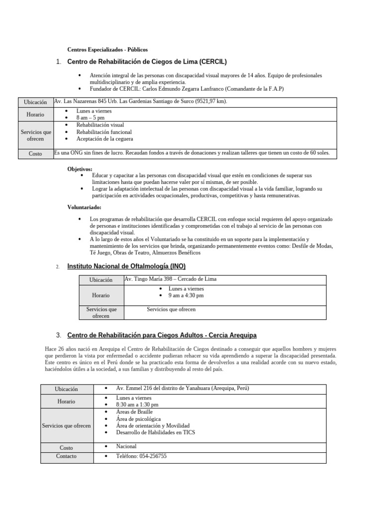 DISCAPACIDAD VISUAL RESUMEN | PDF