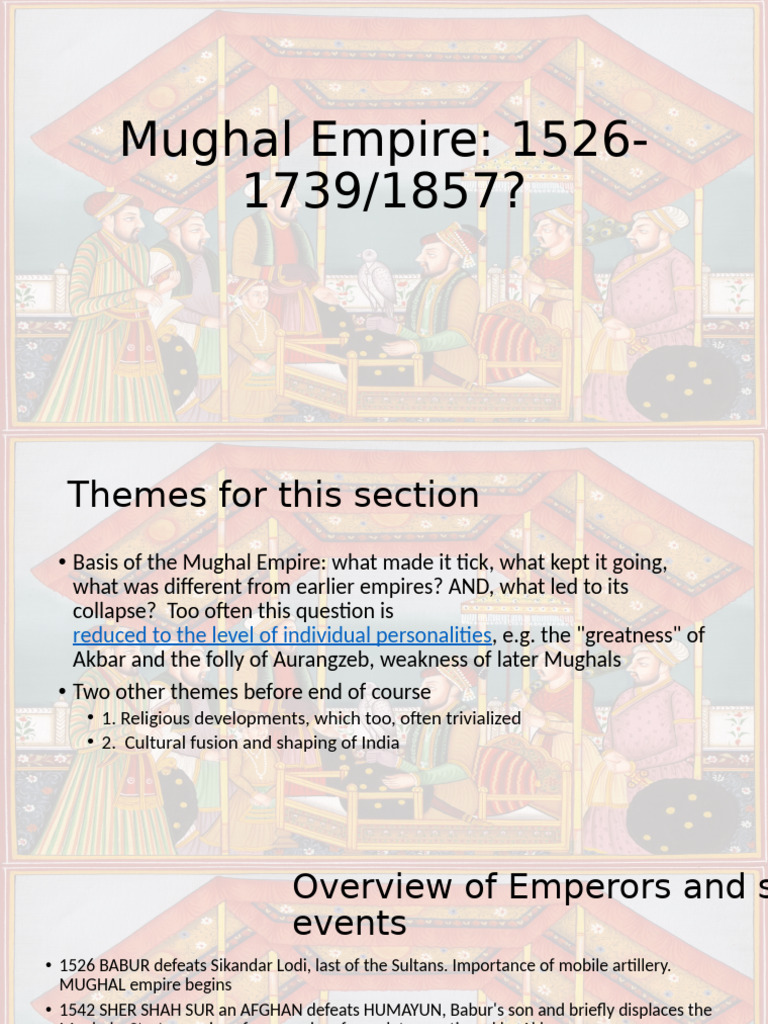 Mughal Empire | PDF