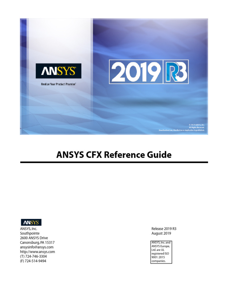 ANSYS CFX Reference Guide | PDF