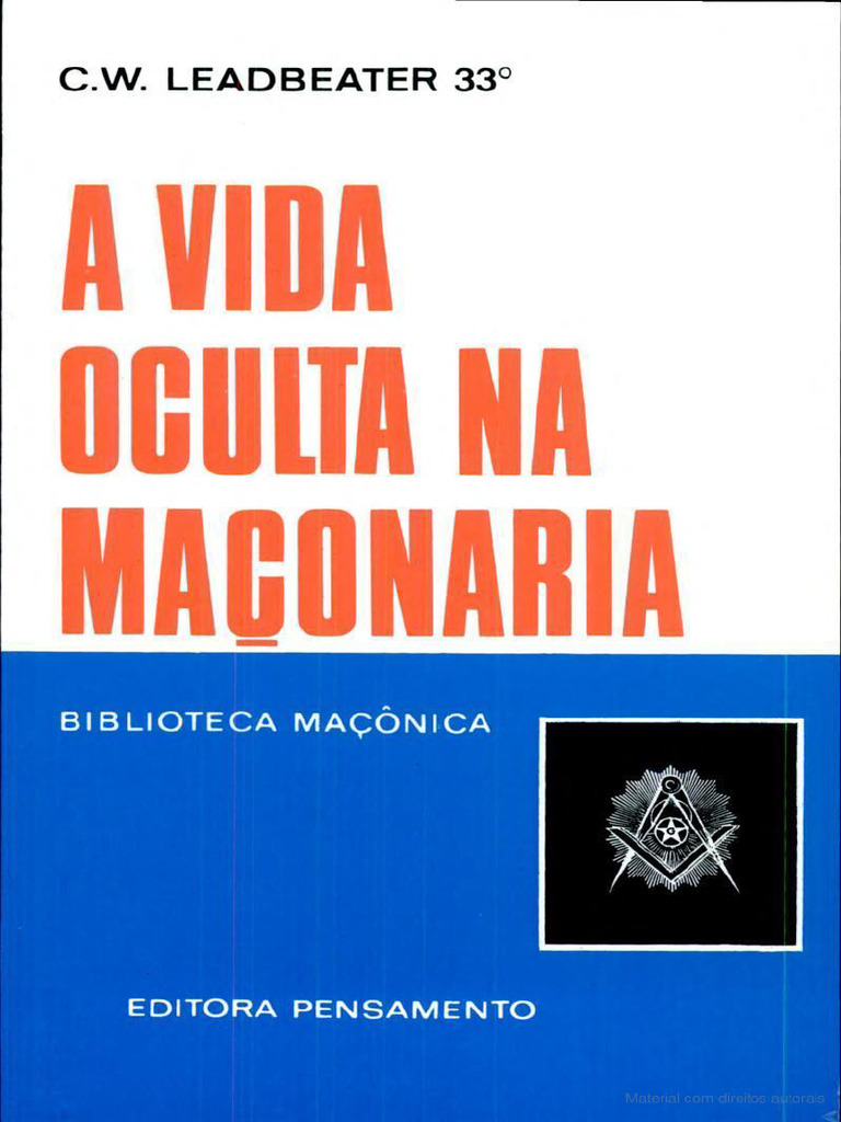 589323234 A Vida Oculta Na Maconaria C W Leadbeater Pdf