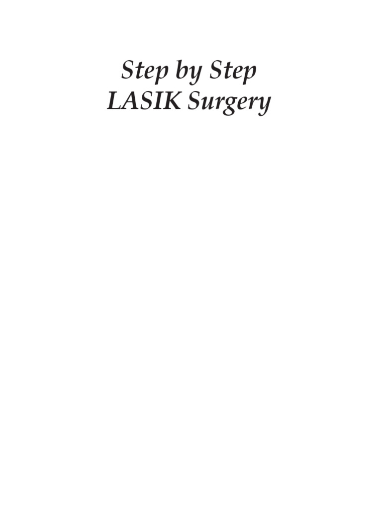 Step by Step®LASIK Surgery | PDF