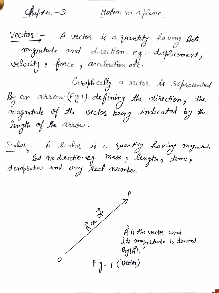 Chapter 3 Physics | PDF