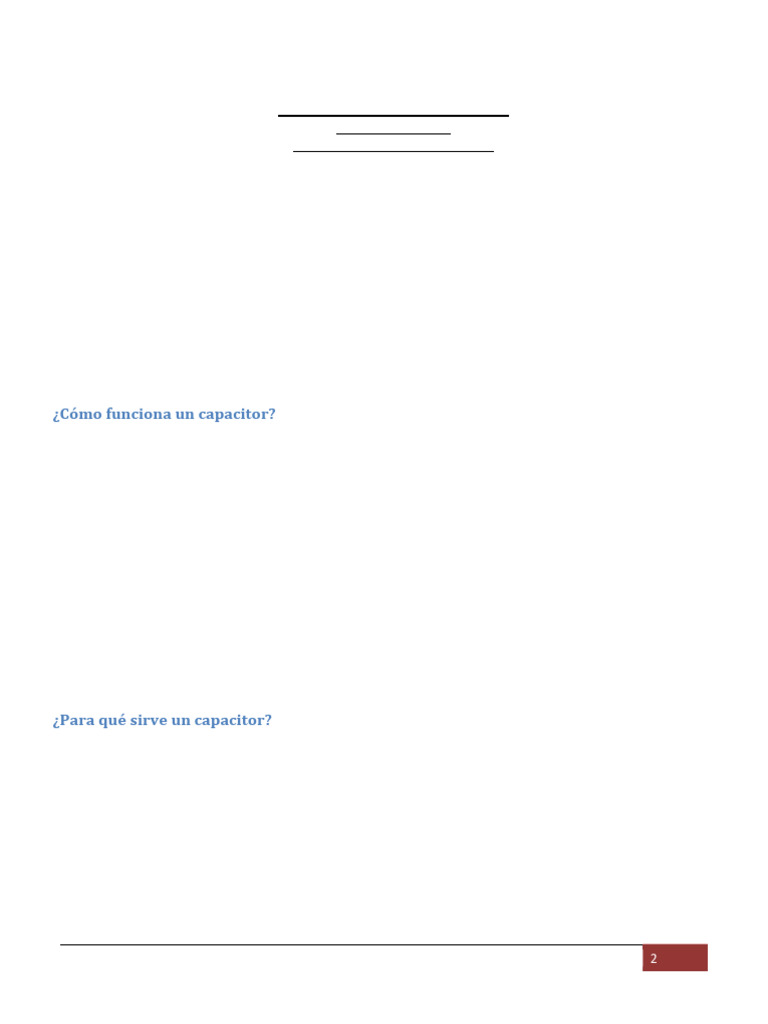 Guia de 5to Año Acti # 02 | PDF | Condensador | Ciencia y matemáticas