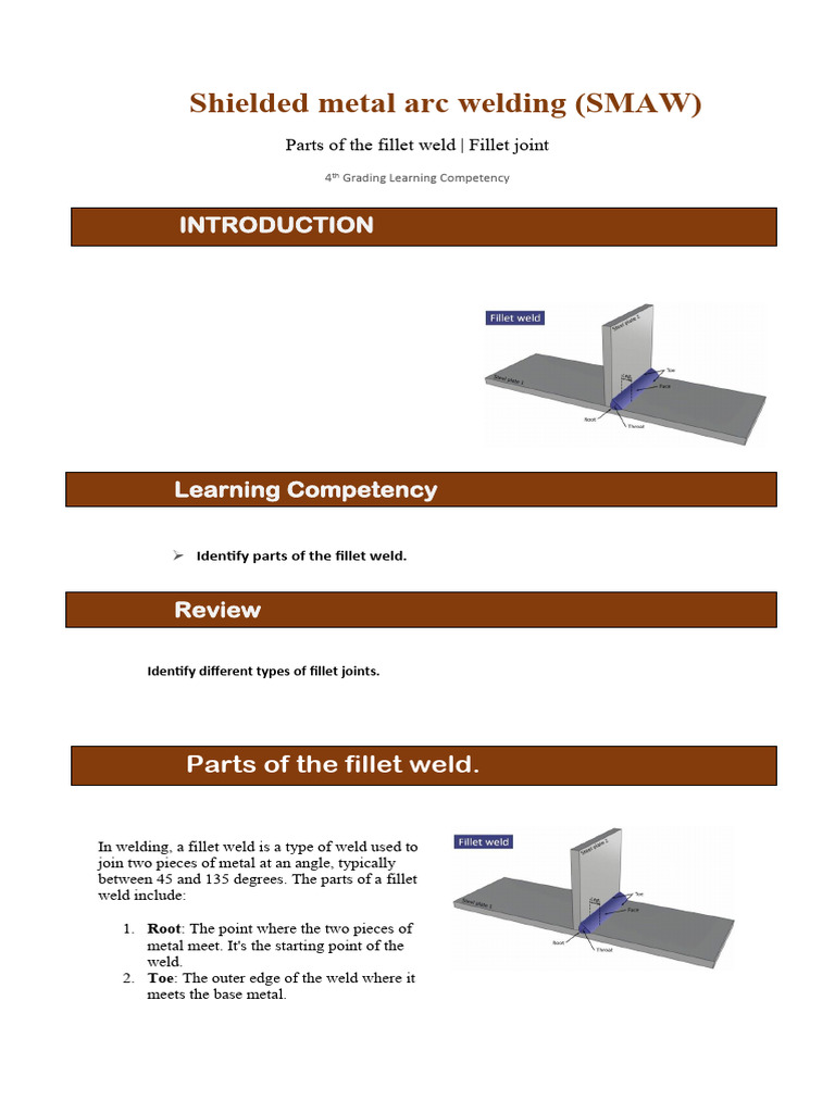 Shielded Metal Arc Welding - 4lesson | PDF