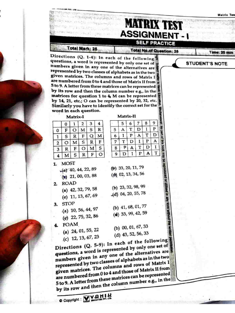 Matrix | PDF