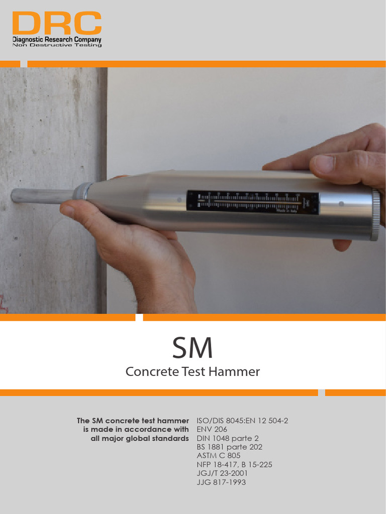 Esclerómetro para Concreto DRC-1 | PDF