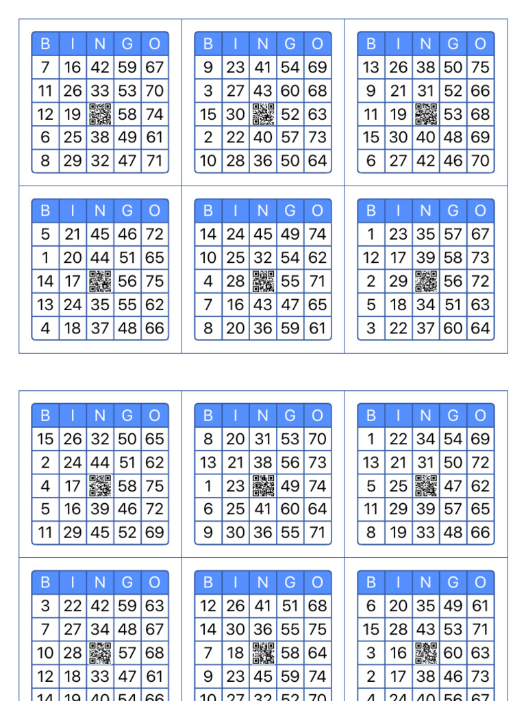 Cartones Bingo | PDF