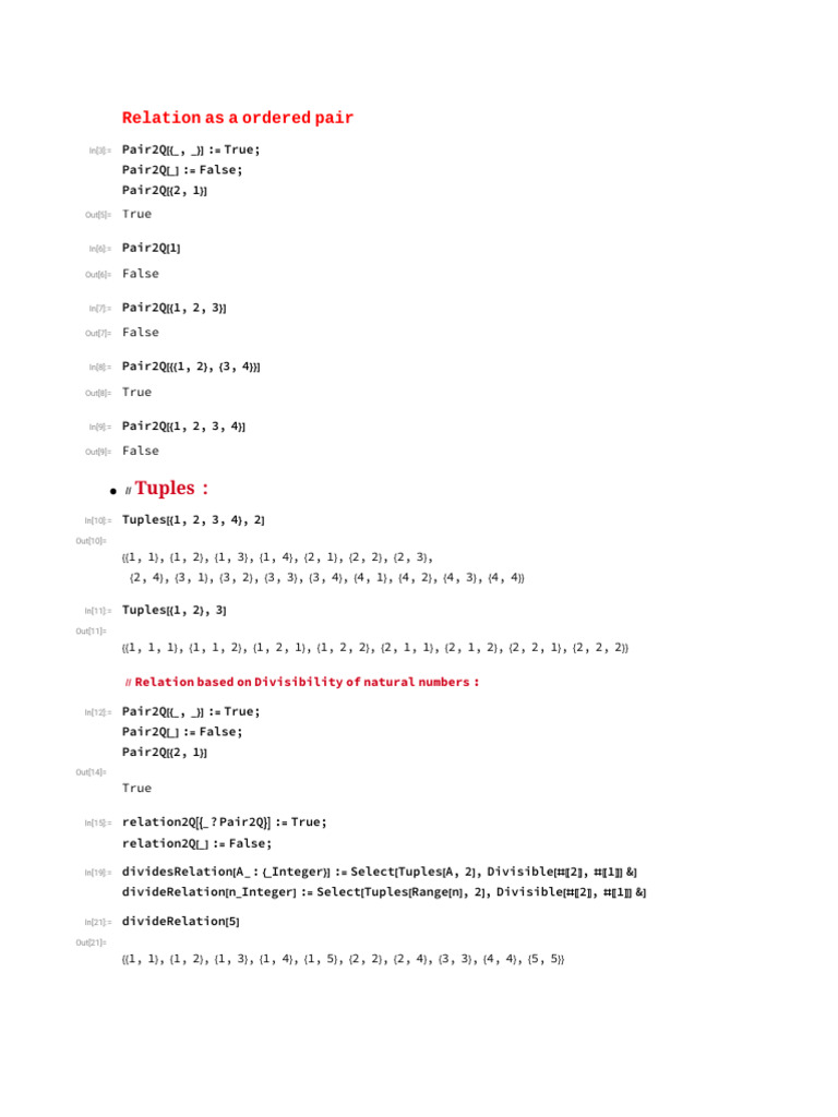 Discrete Practical 2 | PDF | Mathematics | Teaching Methods & Materials