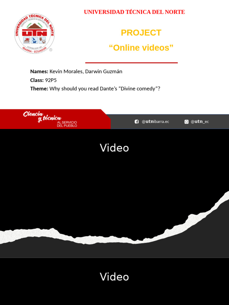 Presentación de La Divina Comedia | PDF