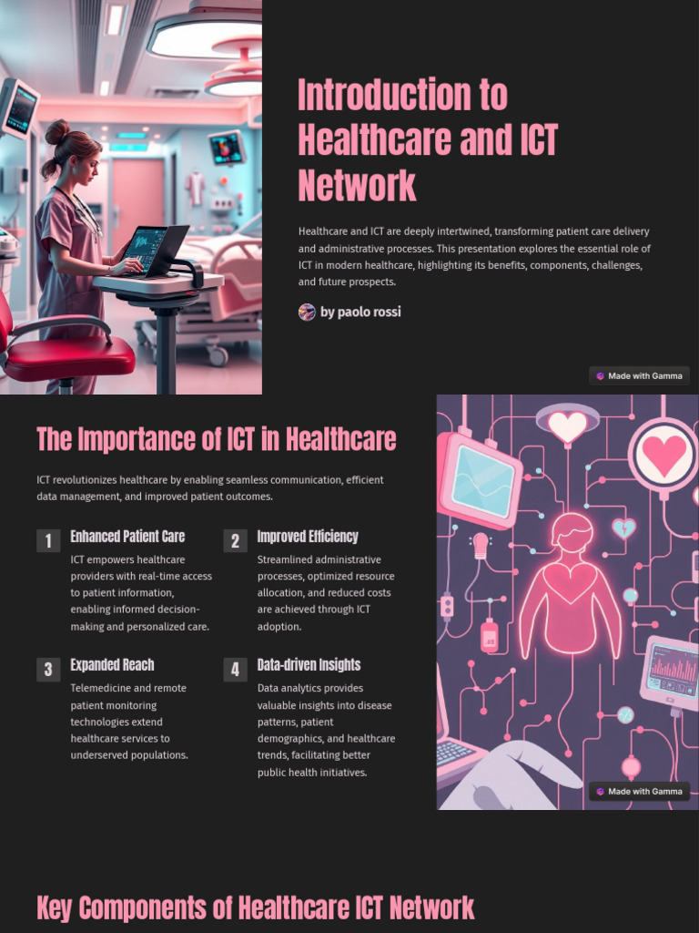Introduction To Healthcare and ICT Network | PDF
