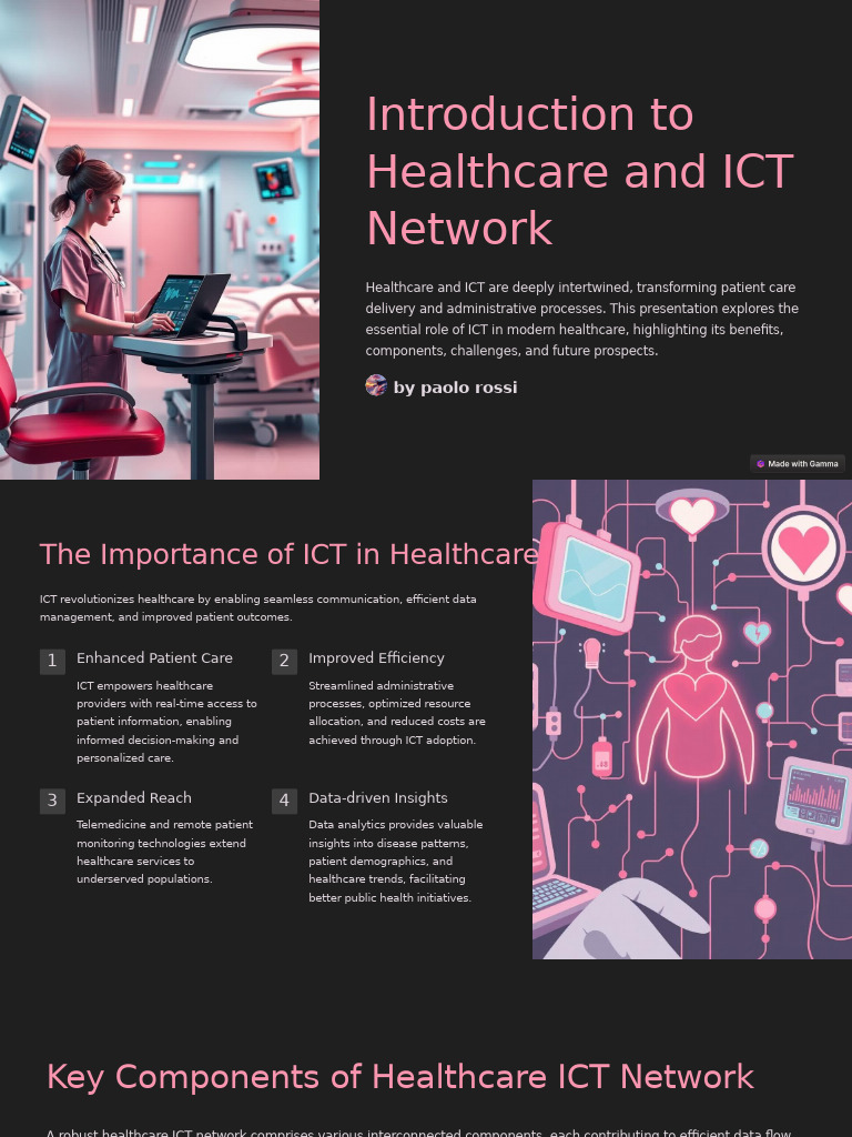 Introduction To Healthcare and ICT Network | PDF