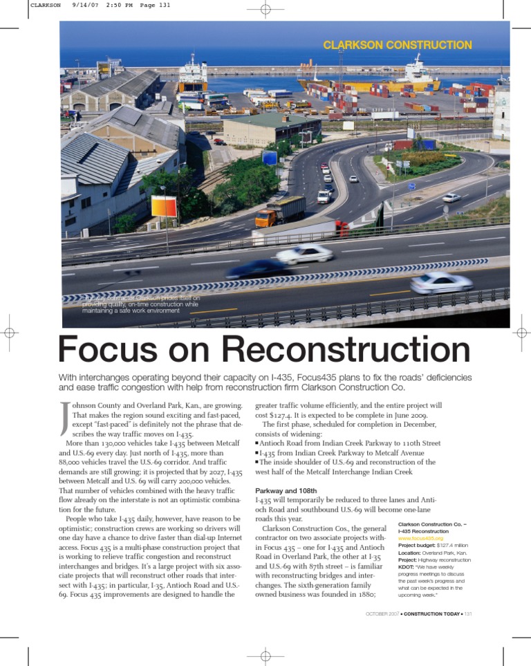 Construction Today Magazine | PDF | Highway | Traffic