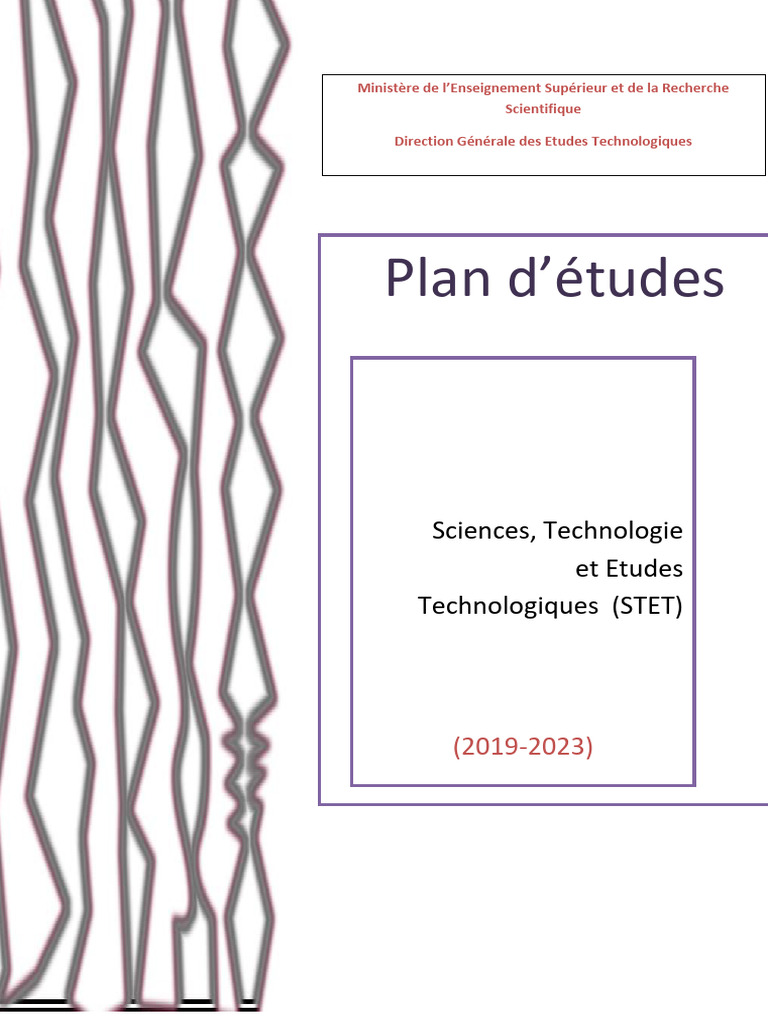 Plan D'etudes Seg 2019-2023 TCF - DM | PDF