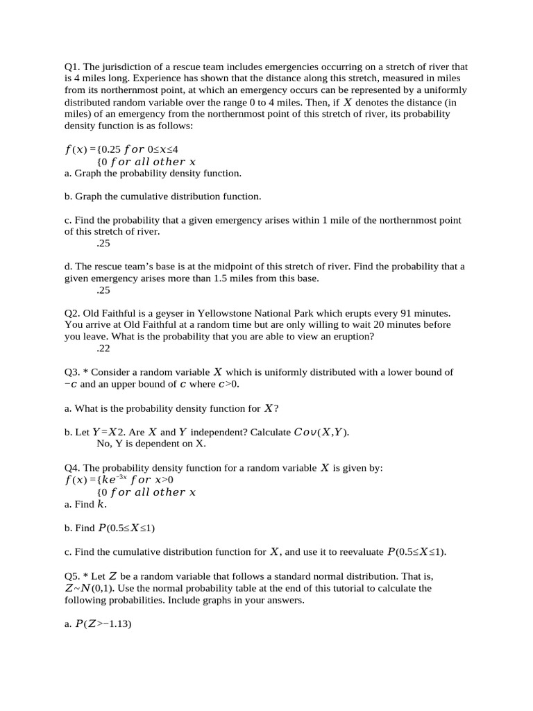Tutorial 4 - Answers | PDF