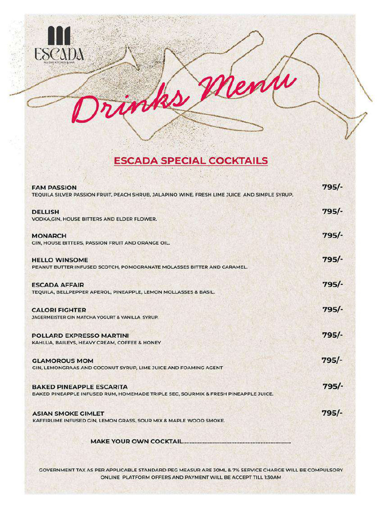 Drinks Menu | PDF