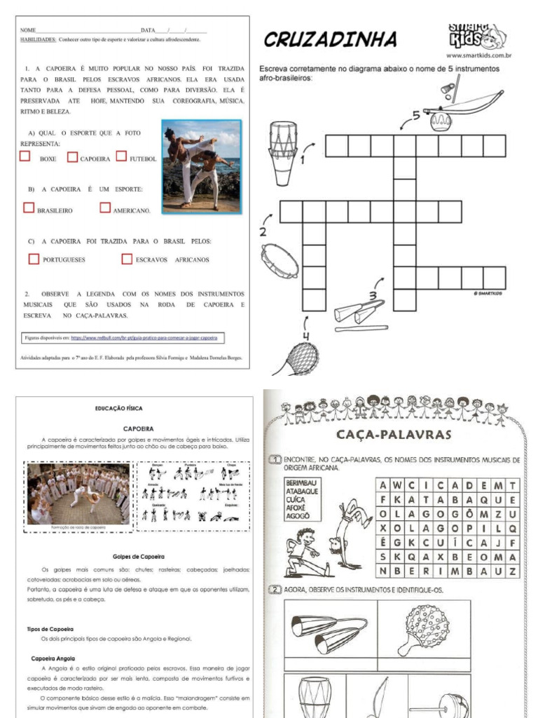Atividade Capoeira | PDF