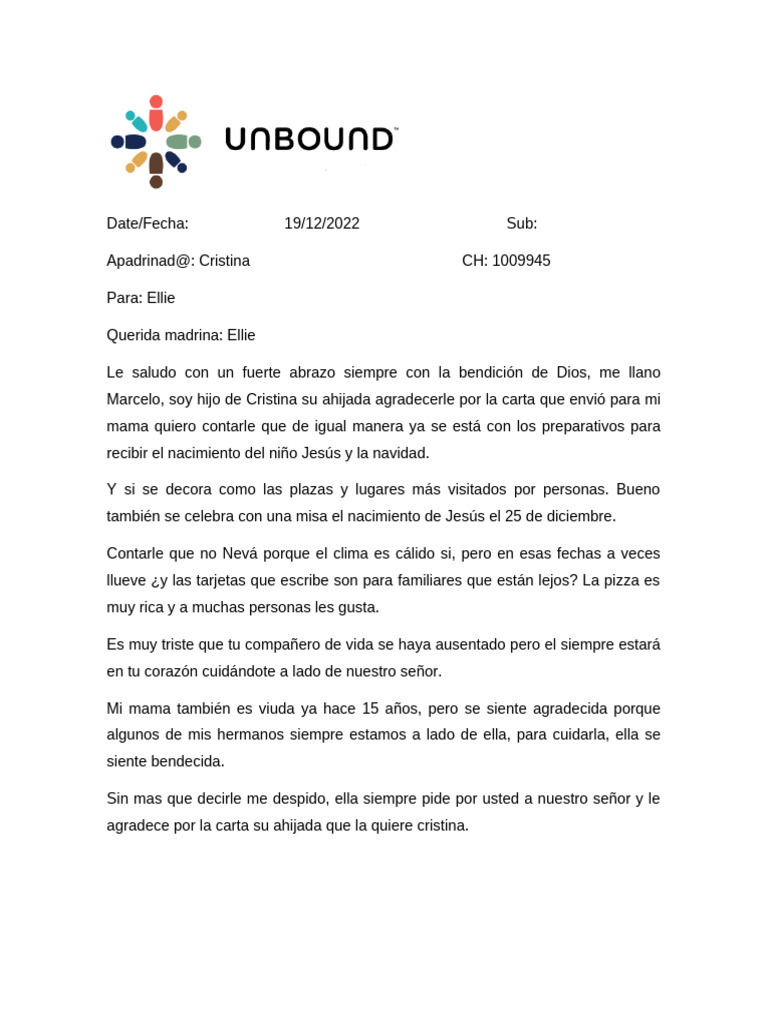 Formato de Carta | PDF