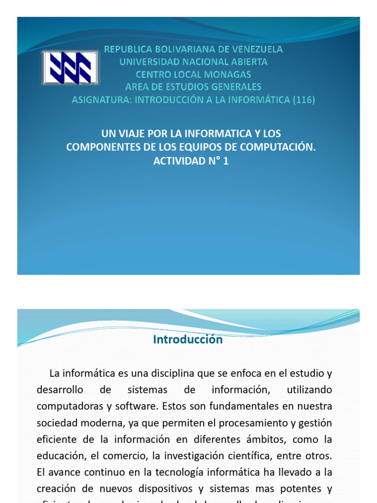 116 INTRODUCCIÓN A LA INFORMATICA | PDF