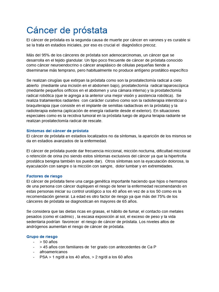 Ca Prostata | PDF