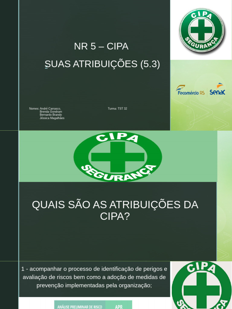Cipa e Suas Atribuições | PDF