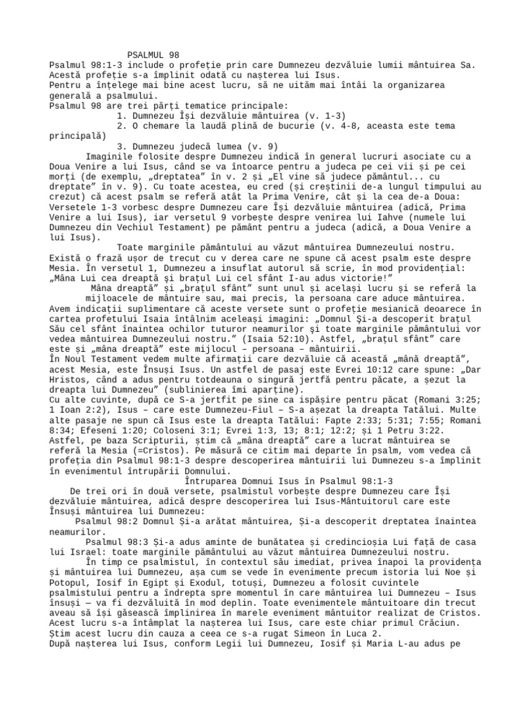 Psalmul 20text | PDF