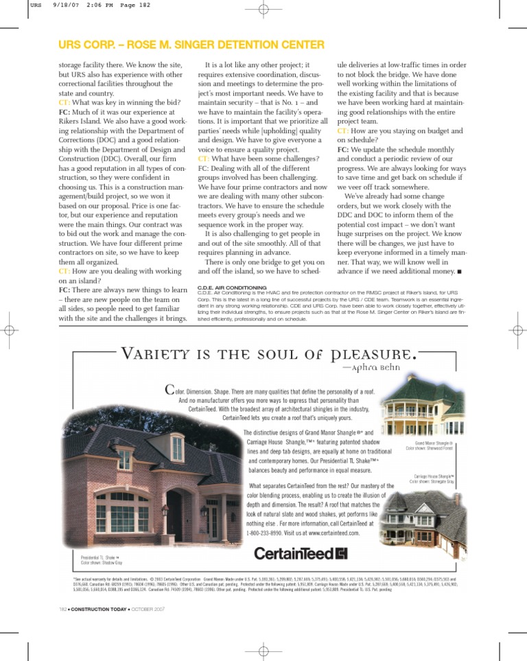 Construction Today Magazine | PDF | Business