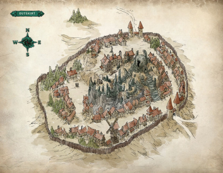 Dragonbane - Map - Outskirt [OEF][2022!12!22] | PDF