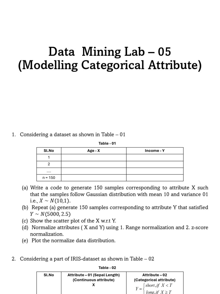 Data Mining Lab - 05 | PDF
