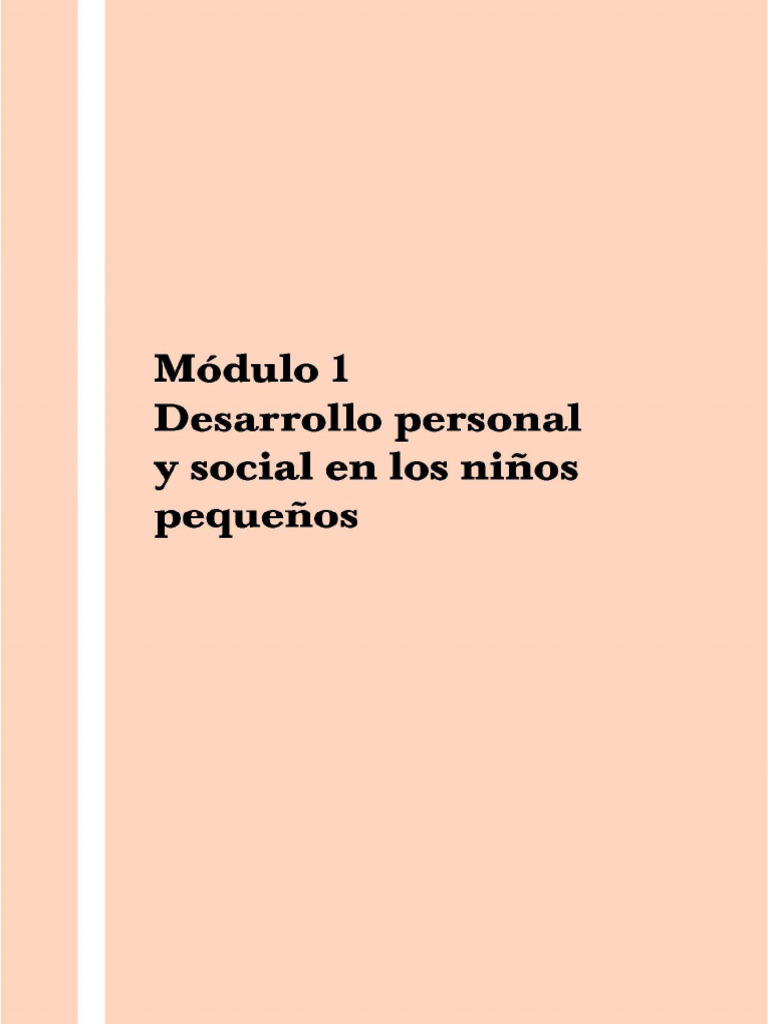 Modulo 1 Preescolar | PDF