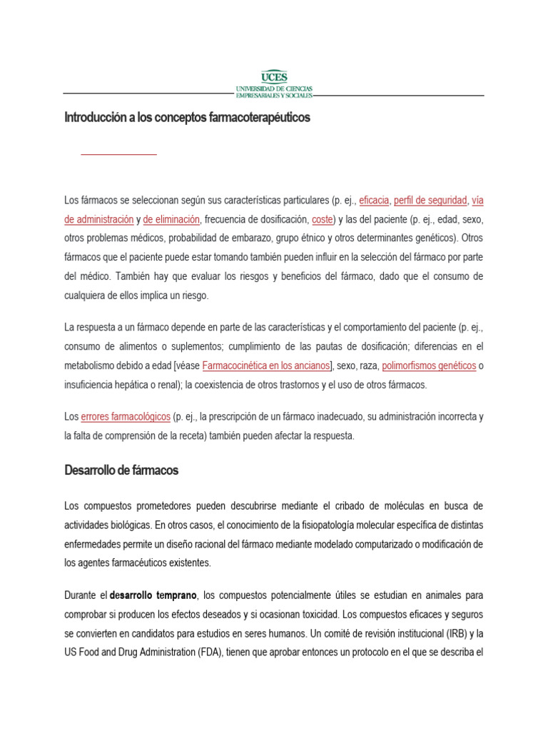 Desarrollo de Fármacos | PDF